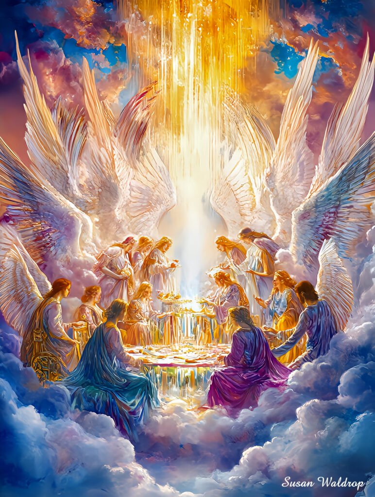 "The Celestial Council: Architects of Eternity" - propheticartworks.com